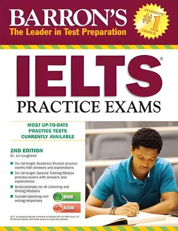 Barrons IELTS Practice Exams Book - myonlinebookshoppakistan.pk